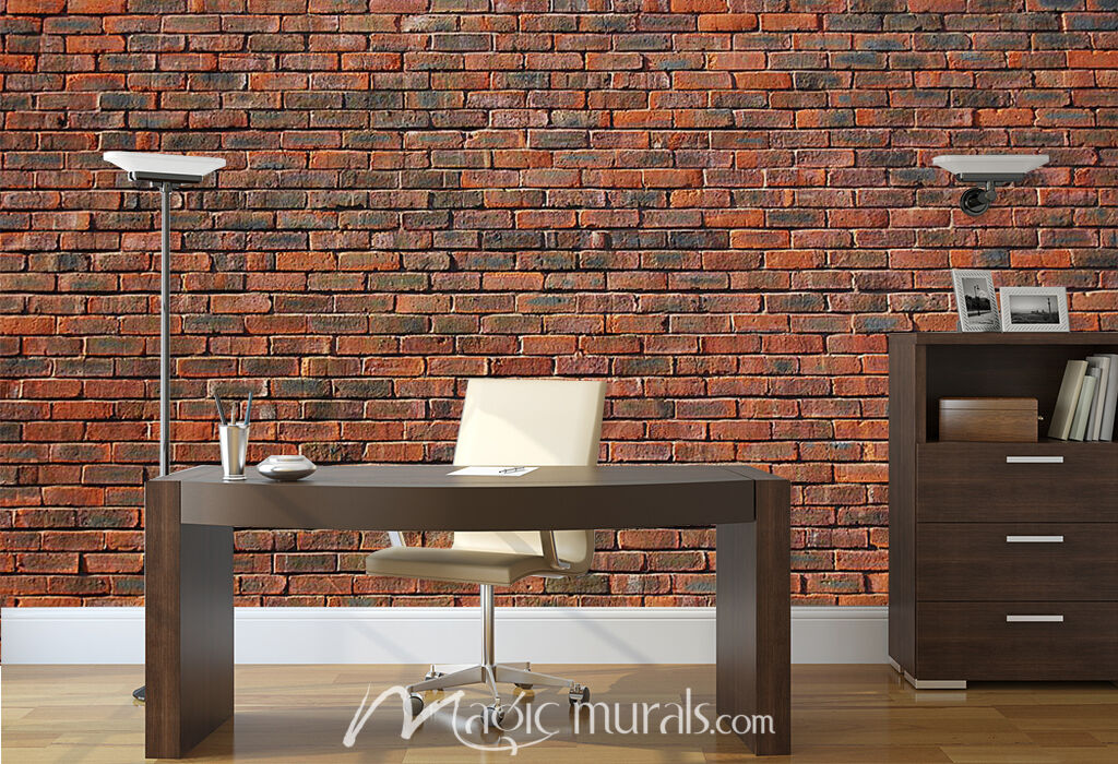 Brick Wall Texture Wallpaper Wall Mural by Magic Murals
