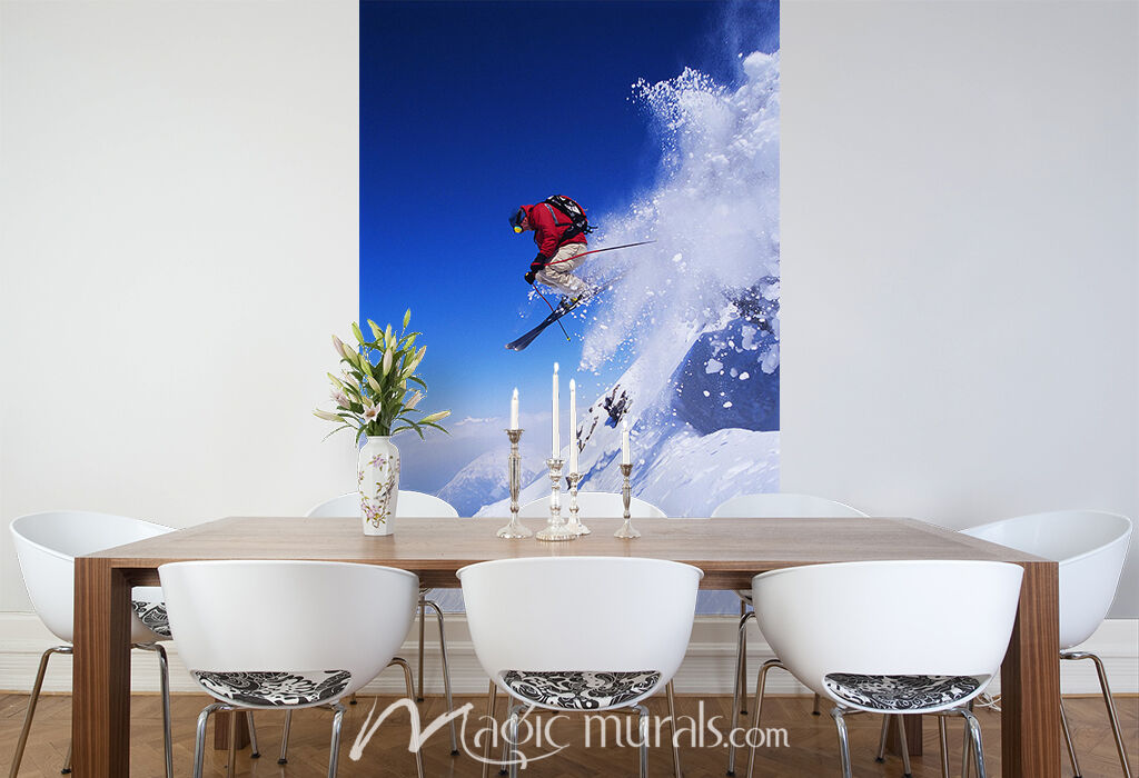 Snow Storm Wallpaper Wall Mural by Magic Murals