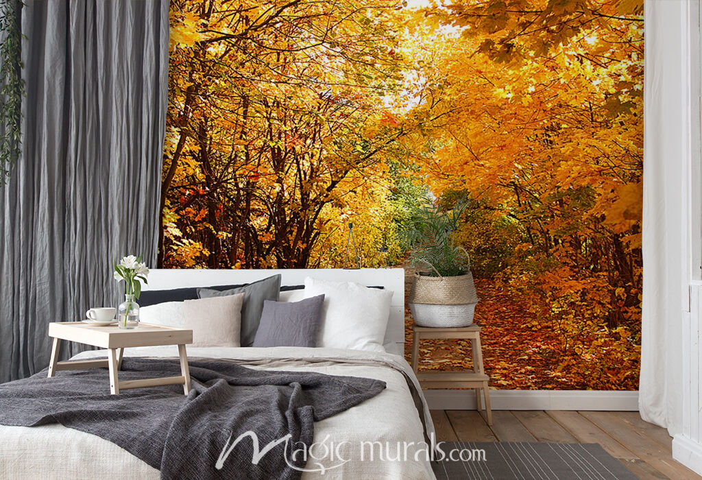 Autumn Park Wallpaper Wall Mural by Magic Murals