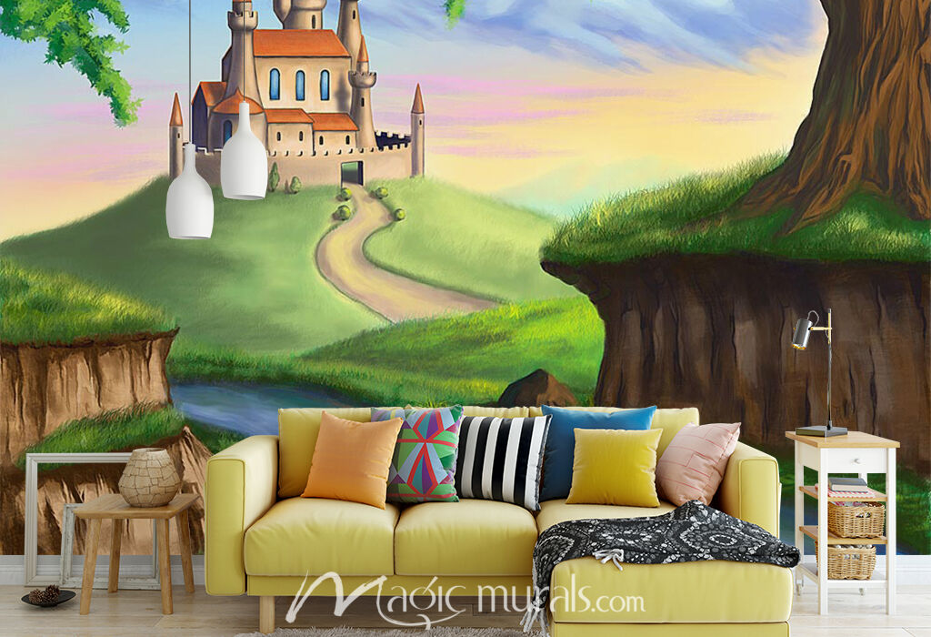Fairy Tale Castle Wallpaper Wall Mural by Magic Murals