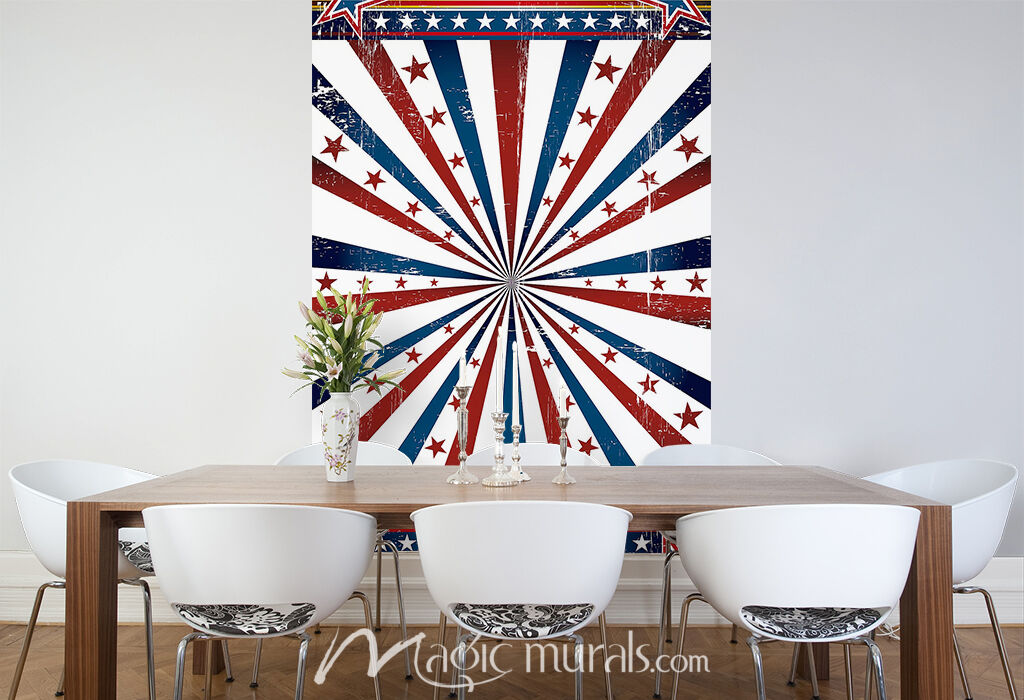 Flag Wallpaper Wall Mural by Magic Murals