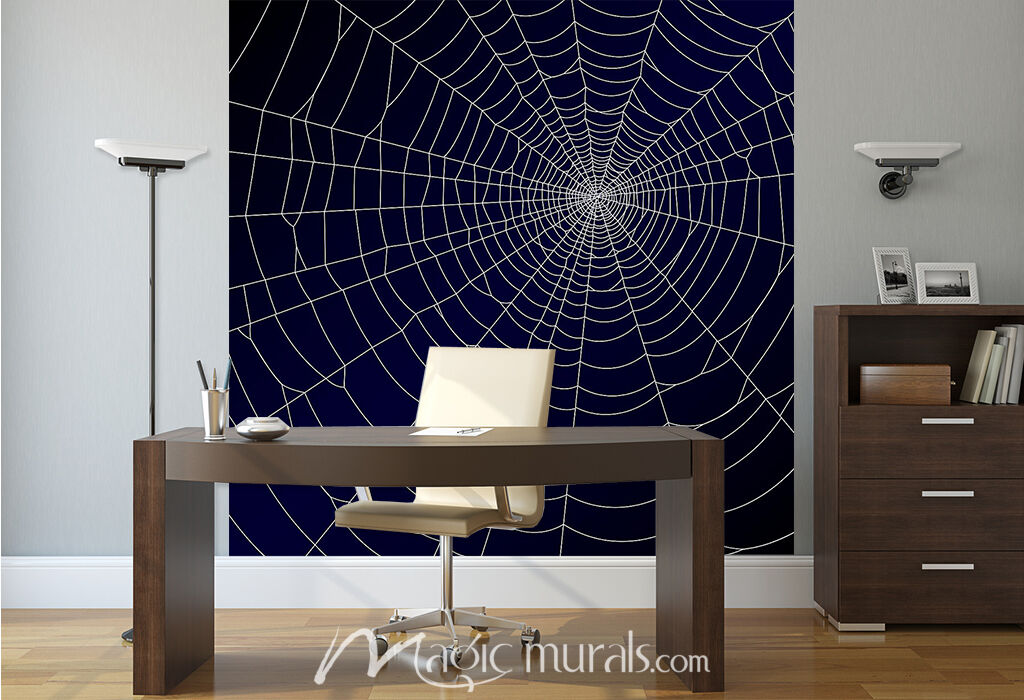 Spider Web Wallpaper Wall Mural by Magic Murals