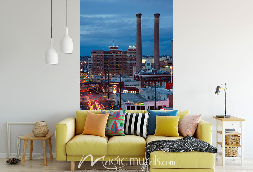 Spokane Wallpaper Wall Mural by Magic Murals