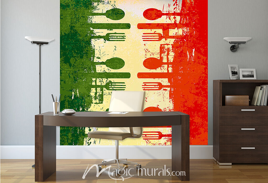 Italian Eatery Wallpaper Wall Mural by Magic Murals