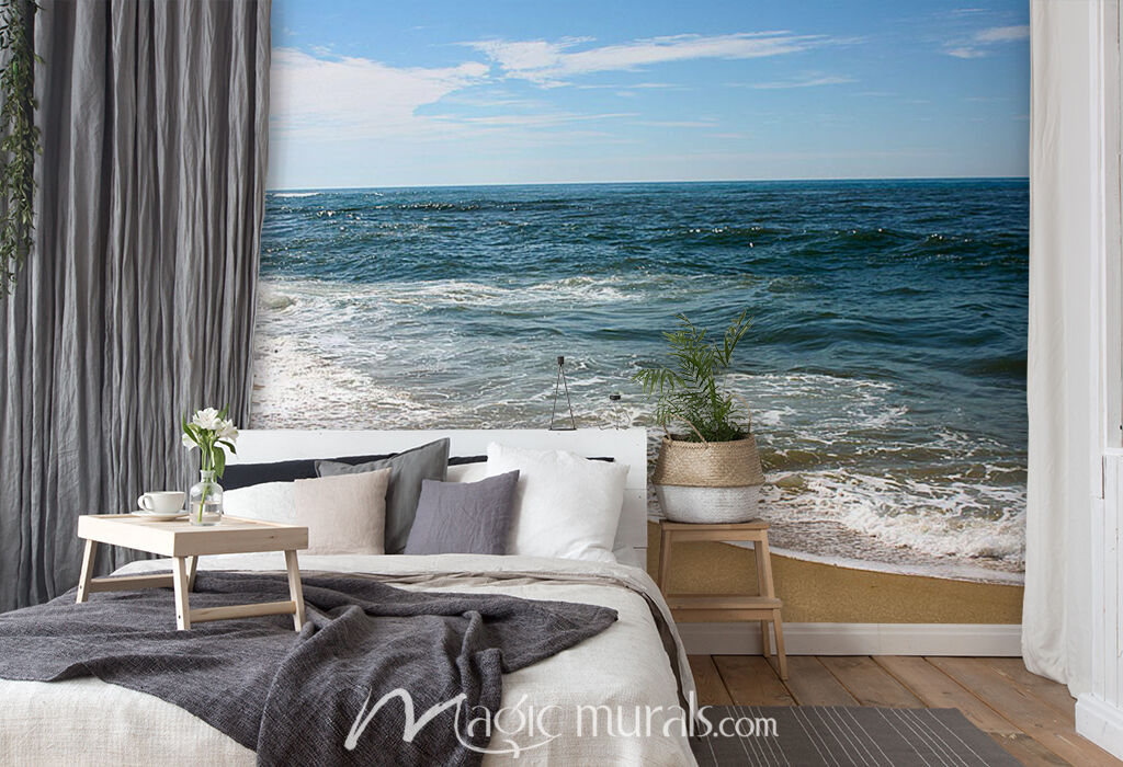 Massachusetts Shoreline Wallpaper Mural by Magic Murals