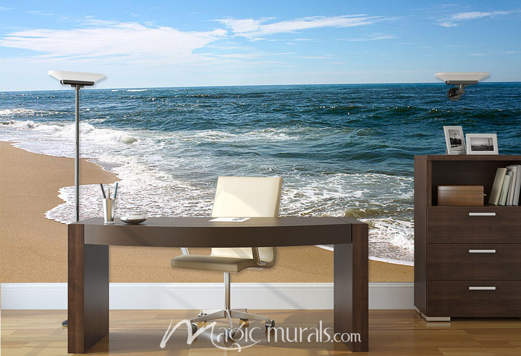 Massachusetts Shoreline Wallpaper Mural by Magic Murals