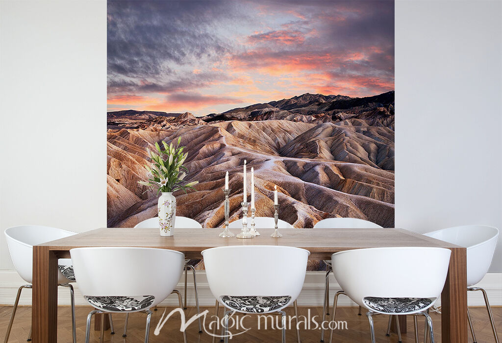 Sunset over the Valley Wallpaper Mural by Magic Murals