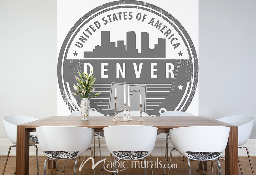 Denver Seal Wallpaper Wall Mural by Magic Murals