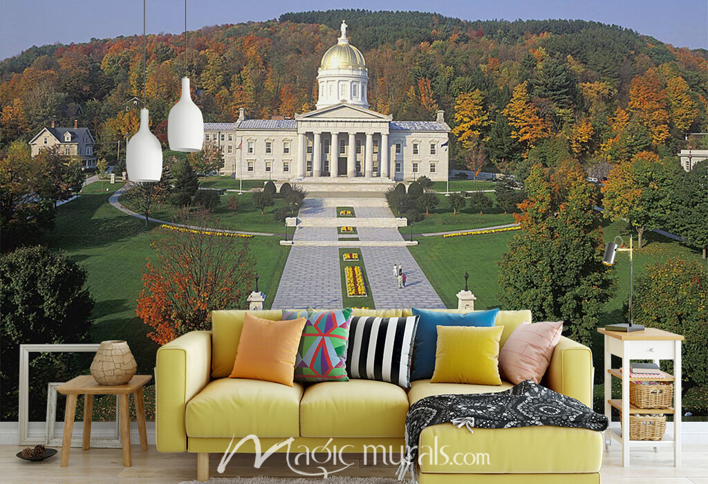 Vermont State Capitol Building Mural by Magic Murals