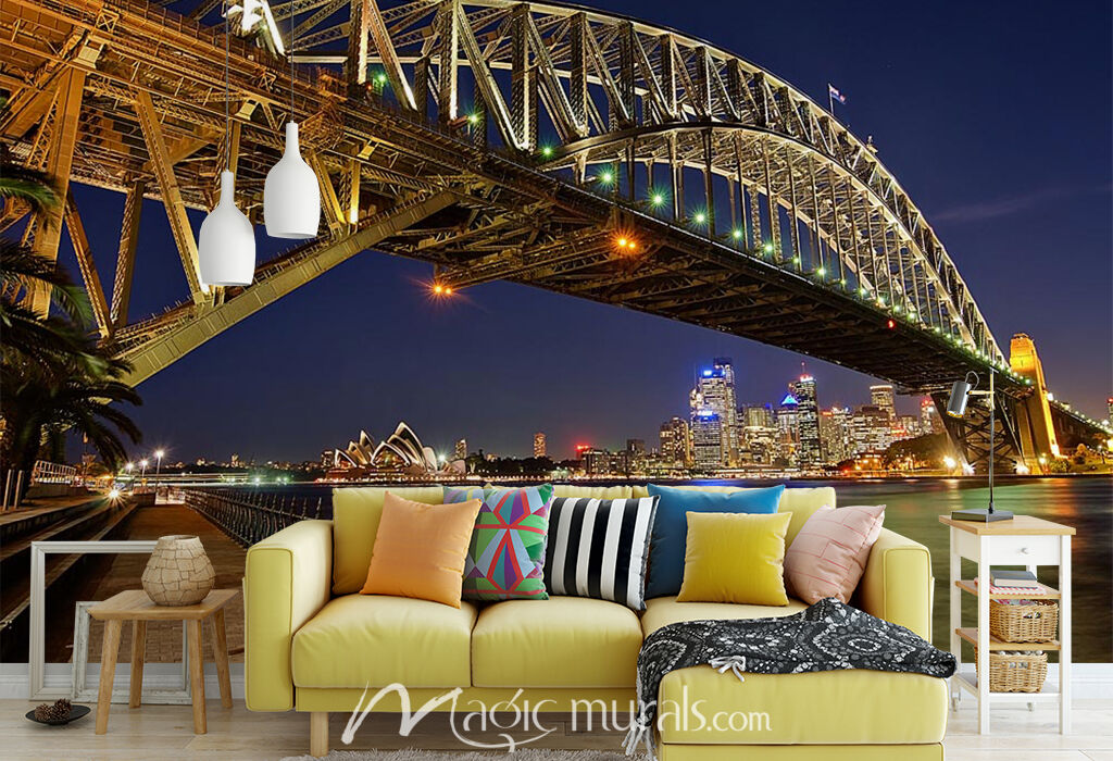 Sydney Harbour Bridge Wallpaper Mural by Magic Murals