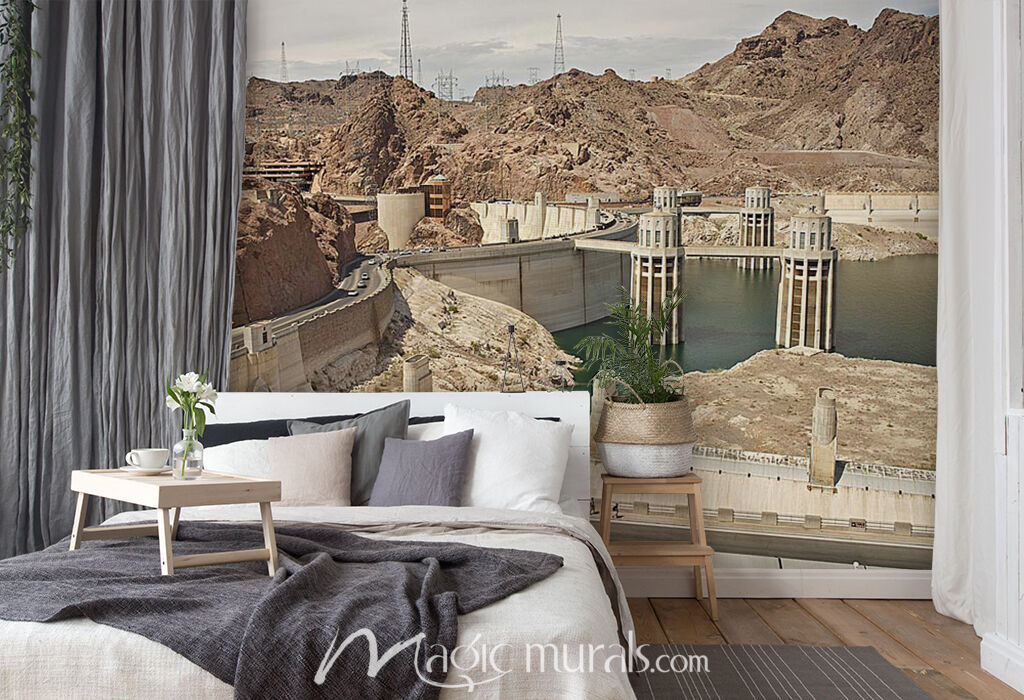 Visit the Hoover Dam Wallpaper Mural by Magic Murals