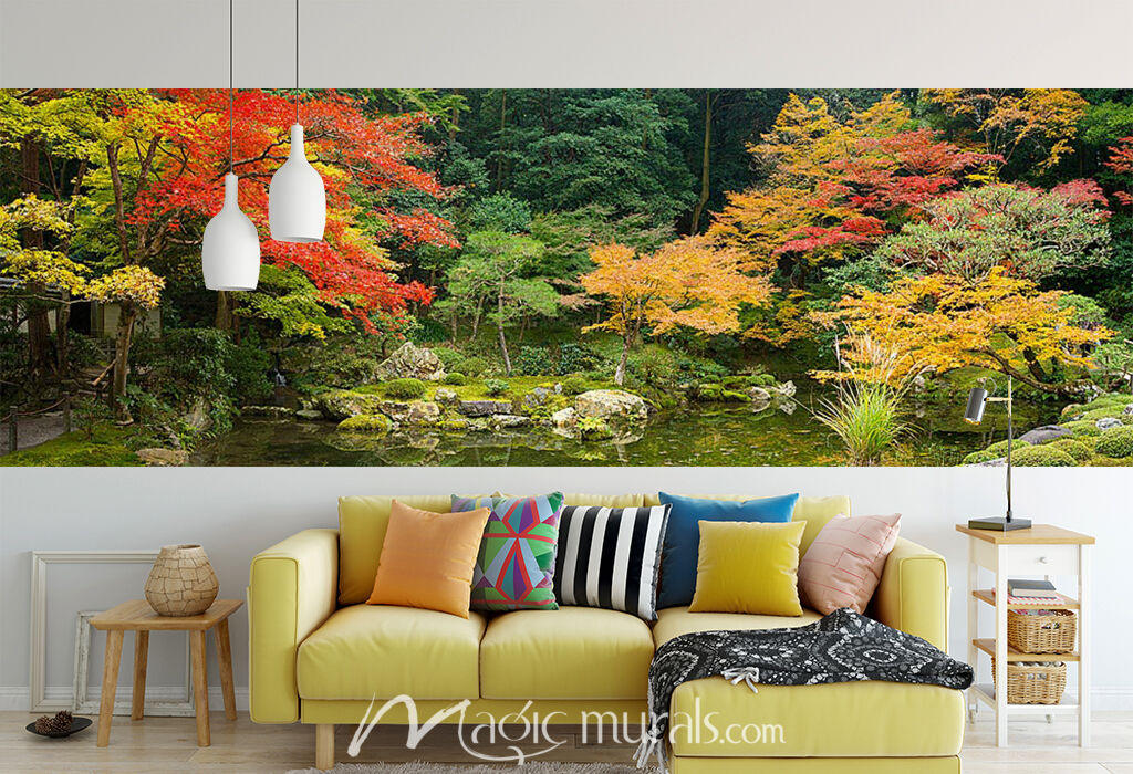 Autumn Japanese Garden Wallpaper Mural by Magic Murals