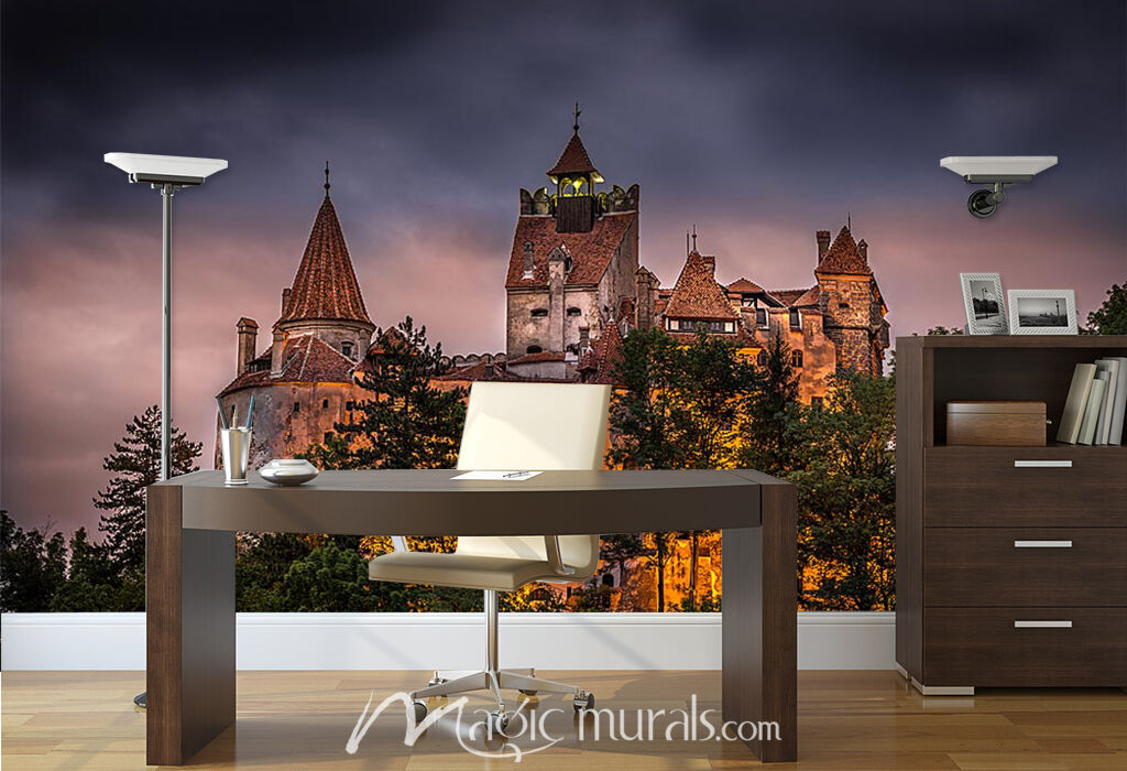 Bran Castle Romania Wallpaper Wall Mural by Magic Murals