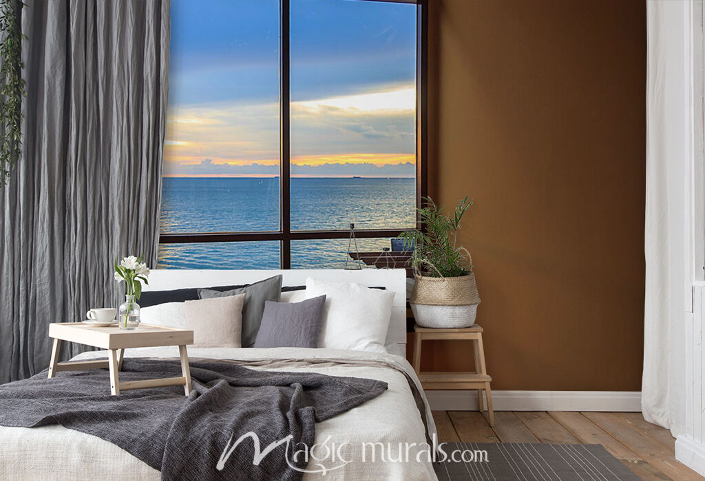 Resort Window Wallpaper Wall Mural by Magic Murals
