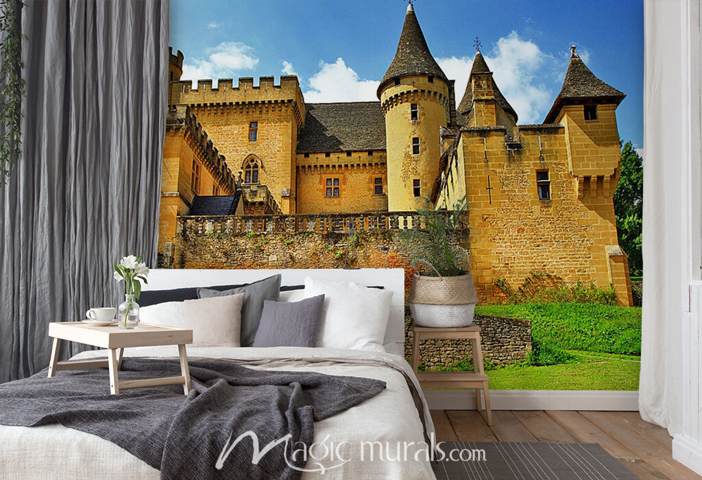 French Castle Wallpaper Wall Mural by Magic Murals