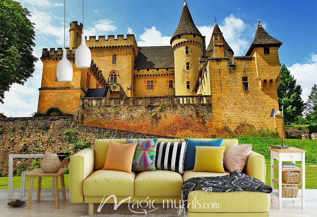 French Castle Wallpaper Wall Mural by Magic Murals