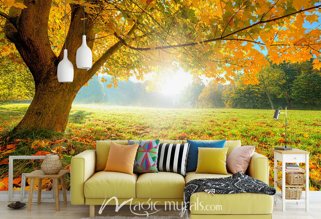 Autumn Tree Wallpaper Wall Mural by Magic Murals