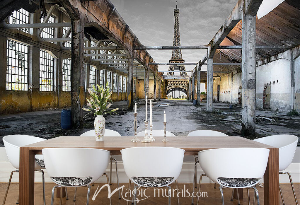 Abandoned Factory Wallpaper Wall Mural by Magic Murals