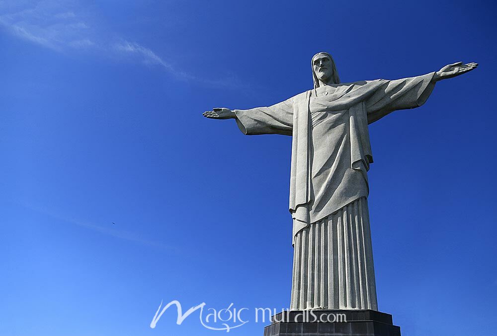 Christ the Redeemer Brazil Wallpaper Mural by Magic Murals