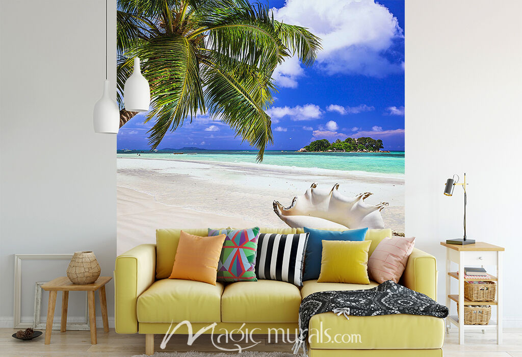 Vacation in Tropical Island Wallpaper Mural by Magic Murals