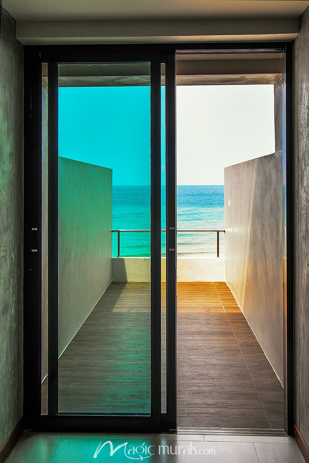 Seaside Doors Wallpaper Wall Mural by Magic Murals