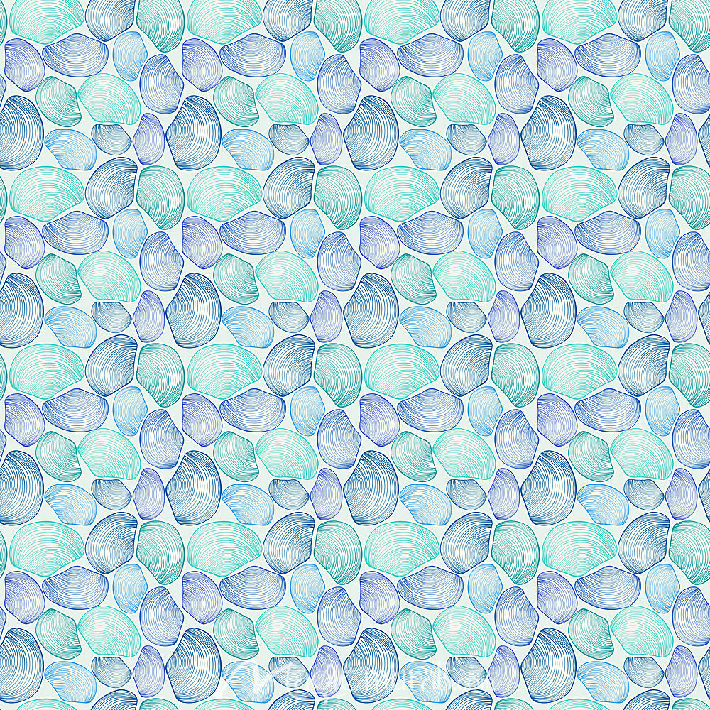 Abstract Seashells Wallpaper Wall Mural by Magic Murals