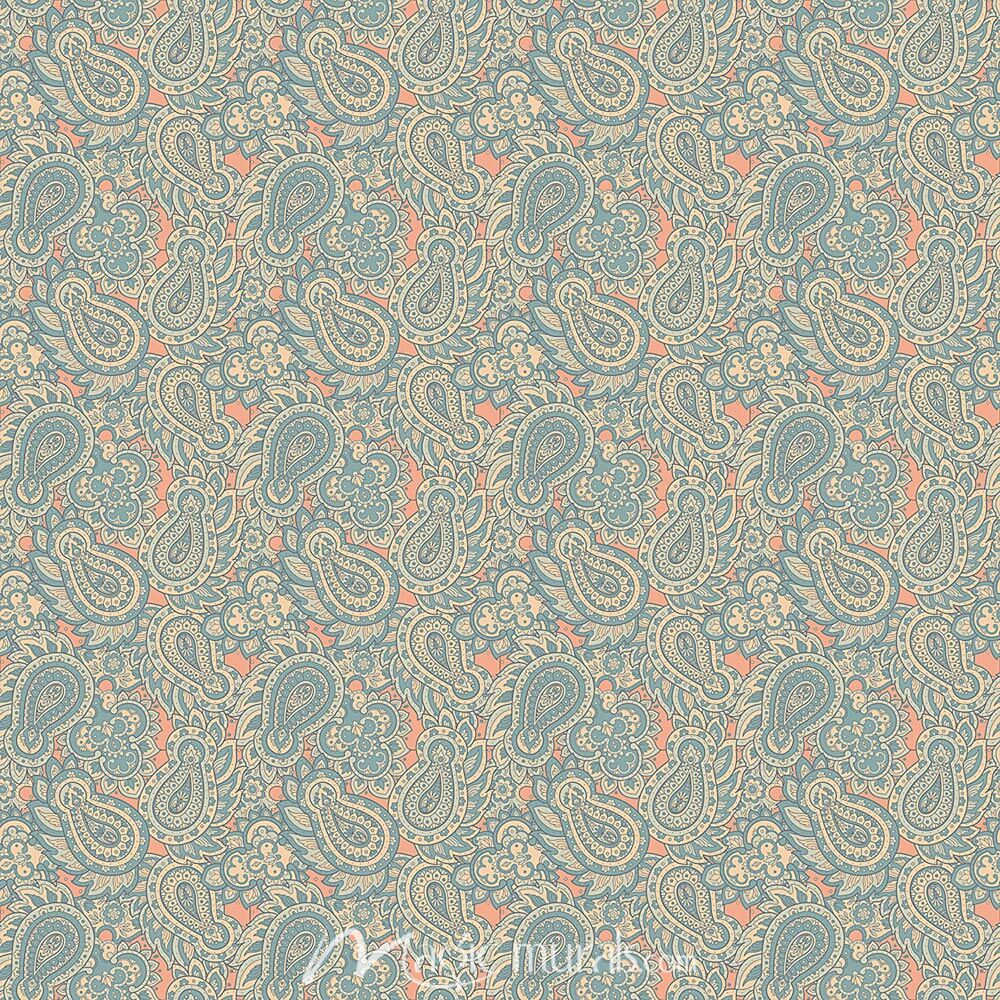 Ornamental Paisley Wallpaper Wall Mural by Magic Murals