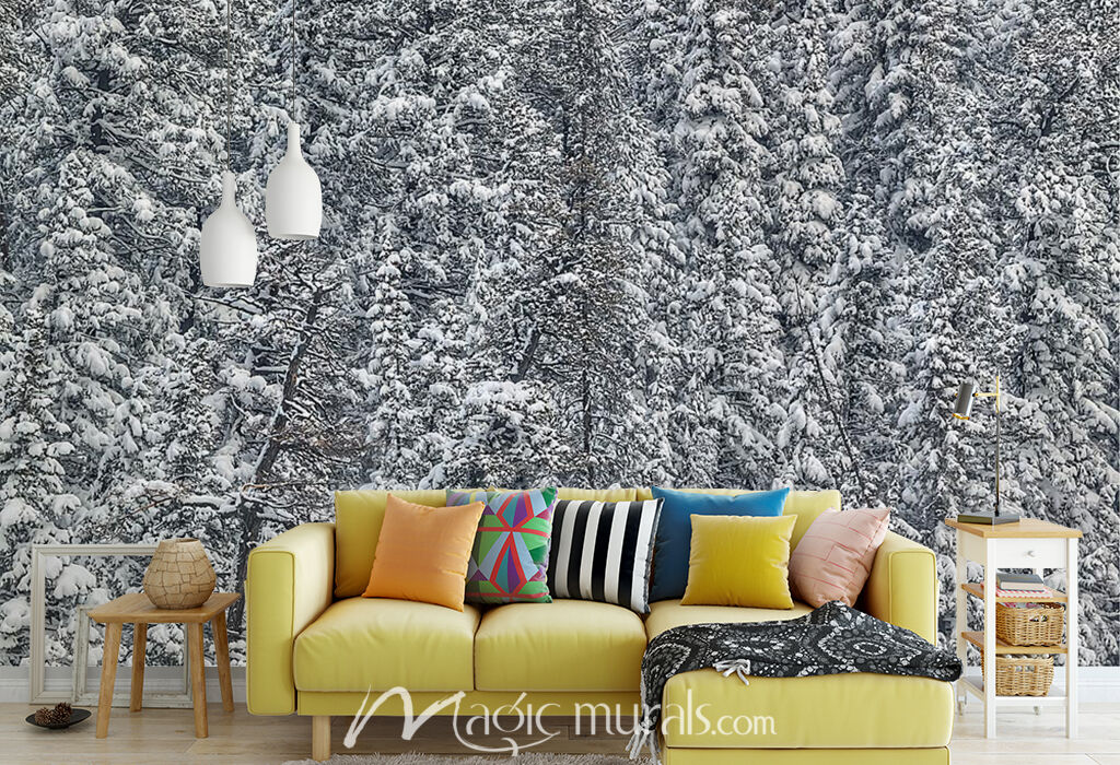 Snowy Pallette Wallpaper Wall Mural by Magic Murals
