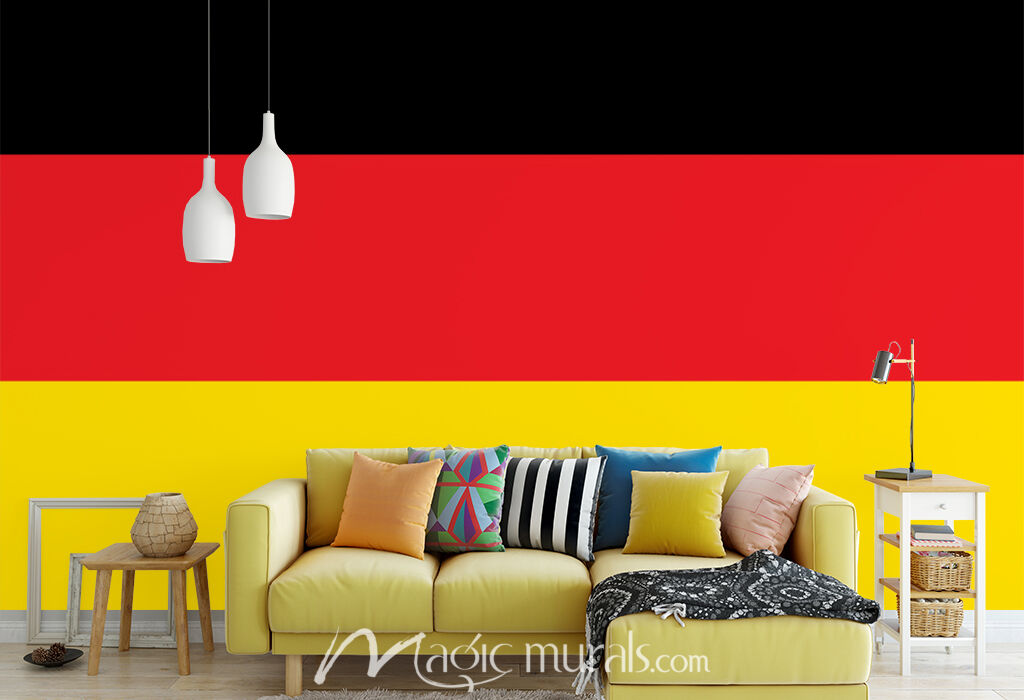 Germany Flag Wallpaper Wall Mural by Magic Murals