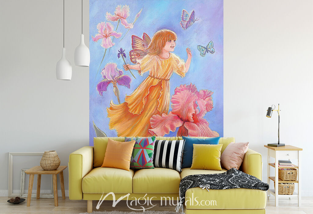 Iris Fairy Wallpaper Wall Mural by Magic Murals