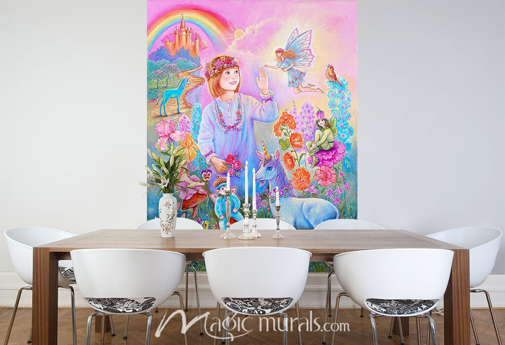 Welcome to Make Believe Wallpaper Mural by Magic Murals