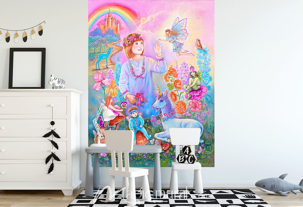 Welcome to Make Believe Wallpaper Mural by Magic Murals