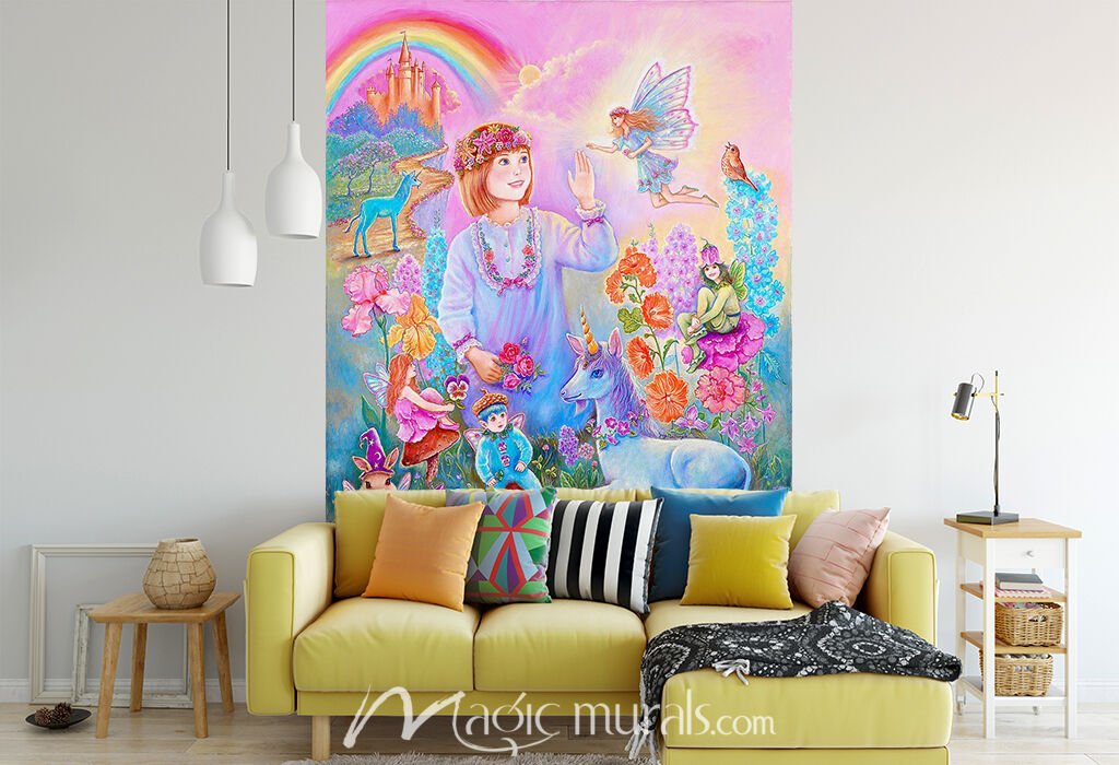 Welcome to Make Believe Wallpaper Mural by Magic Murals