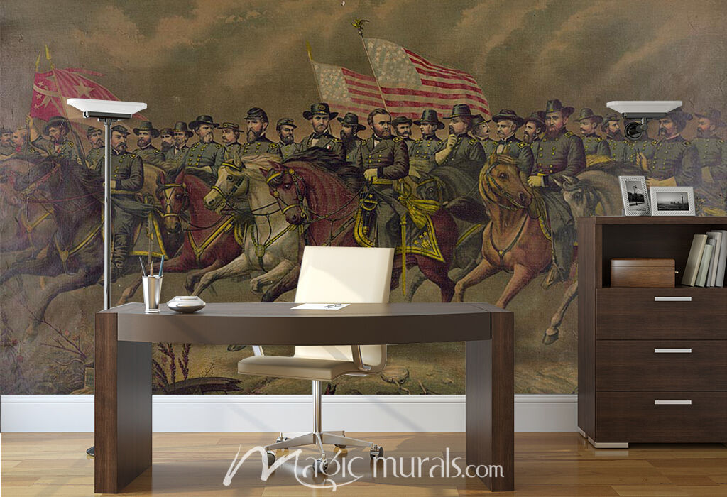 Ulysses S. Grant Wallpaper Wall Mural by Magic Murals