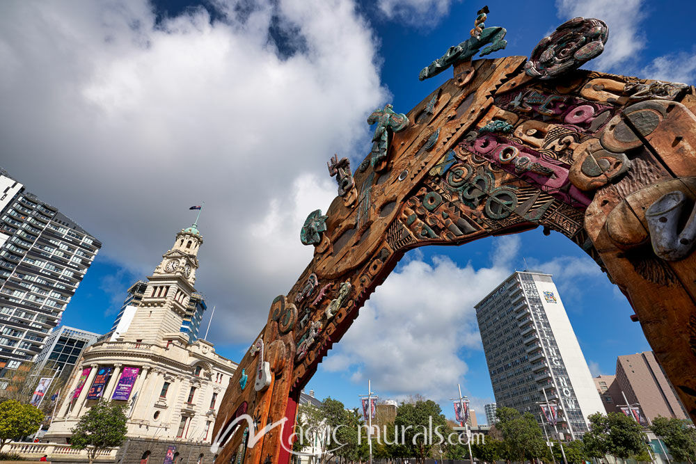 Aotea Square View 1 Wallpaper Wall Mural by Magic Murals