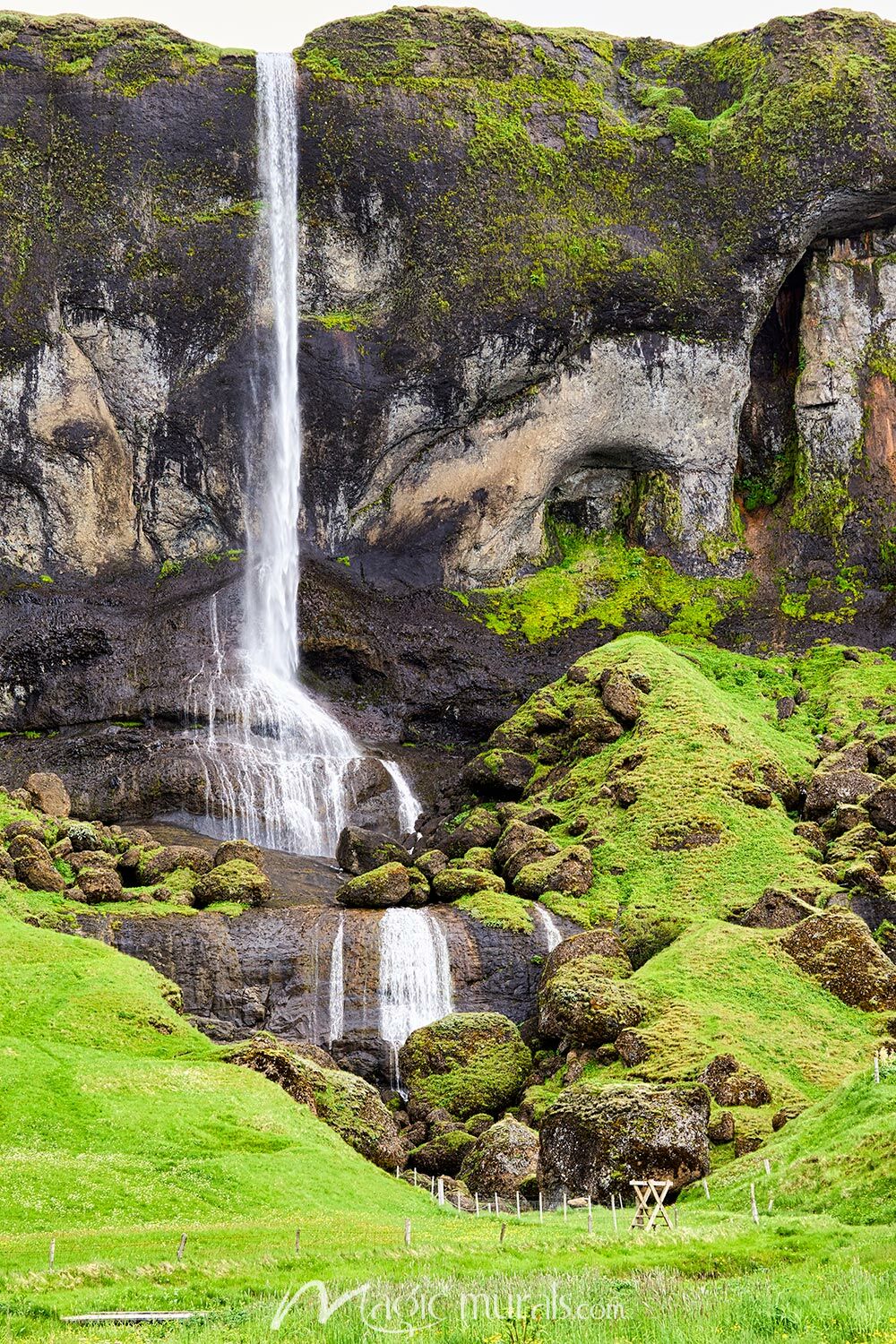 Foss a Siou Waterfall Wallpaper Mural by Magic Murals