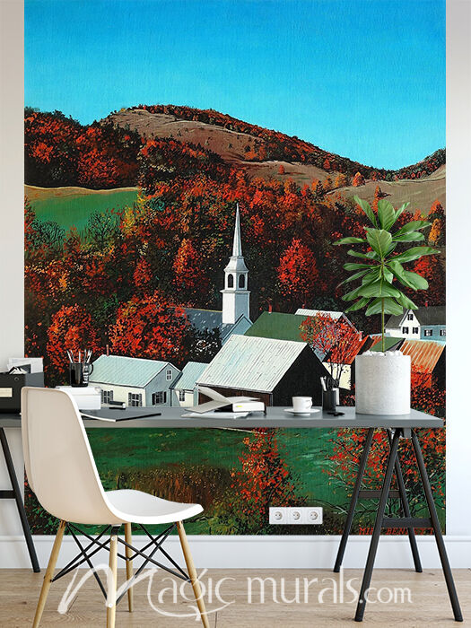 East Corinth VT Wallpaper Wall Mural by Magic Murals