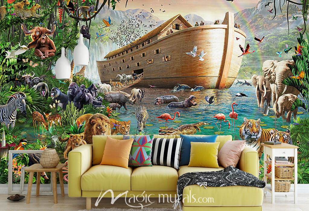 Noah's Ark Wallpaper Wall Mural by Magic Murals