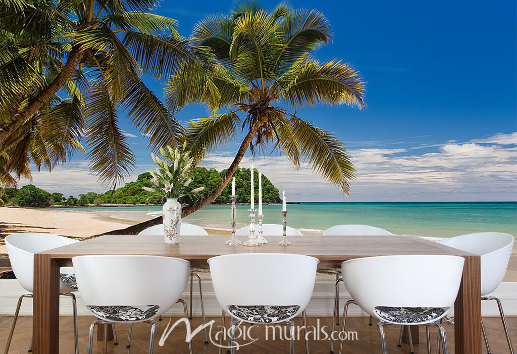 Coconut Trees Wallpaper Wall Mural by Magic Murals