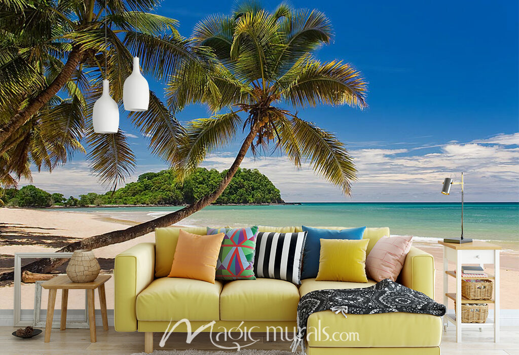 Coconut Trees Wallpaper Wall Mural by Magic Murals
