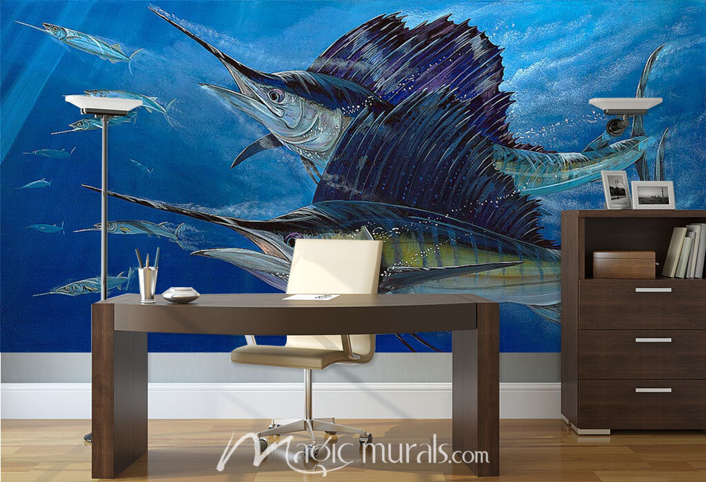 Double Trouble Wallpaper Wall Mural by Magic Murals