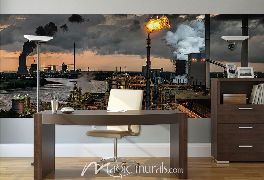 The Power Plant Wallpaper Wall Mural by Magic Murals