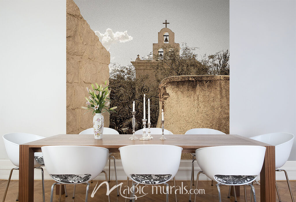 Mission Chapel Wallpaper Wall Mural by Magic Murals