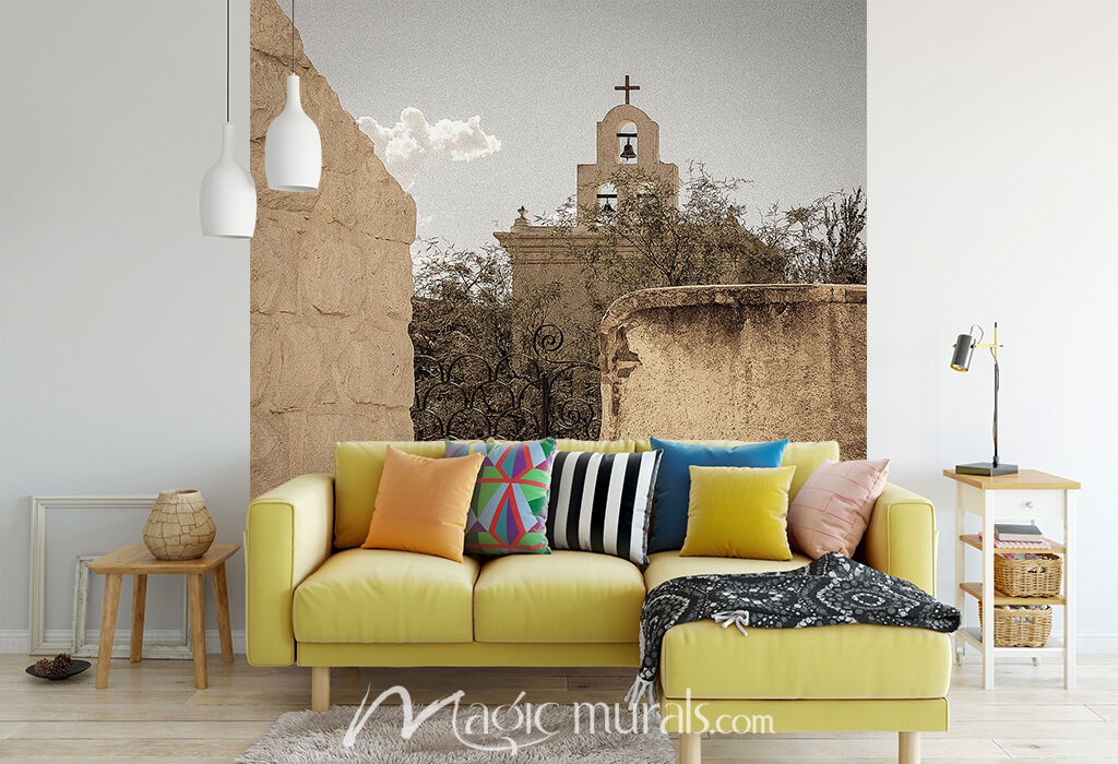 Mission Chapel Wallpaper Wall Mural by Magic Murals