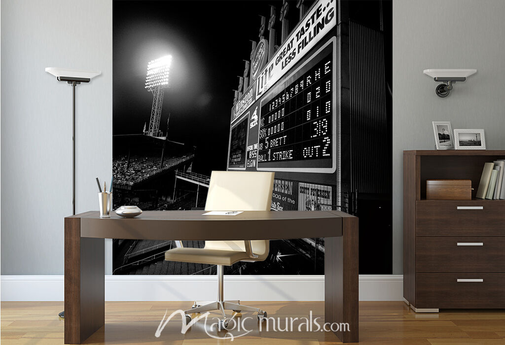 Baseball Scoreboard I Wallpaper Mural by Magic Murals