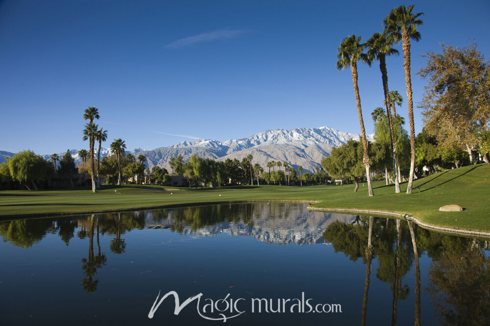 Pond at Palm Springs Desert Princess Golf Magic Murals