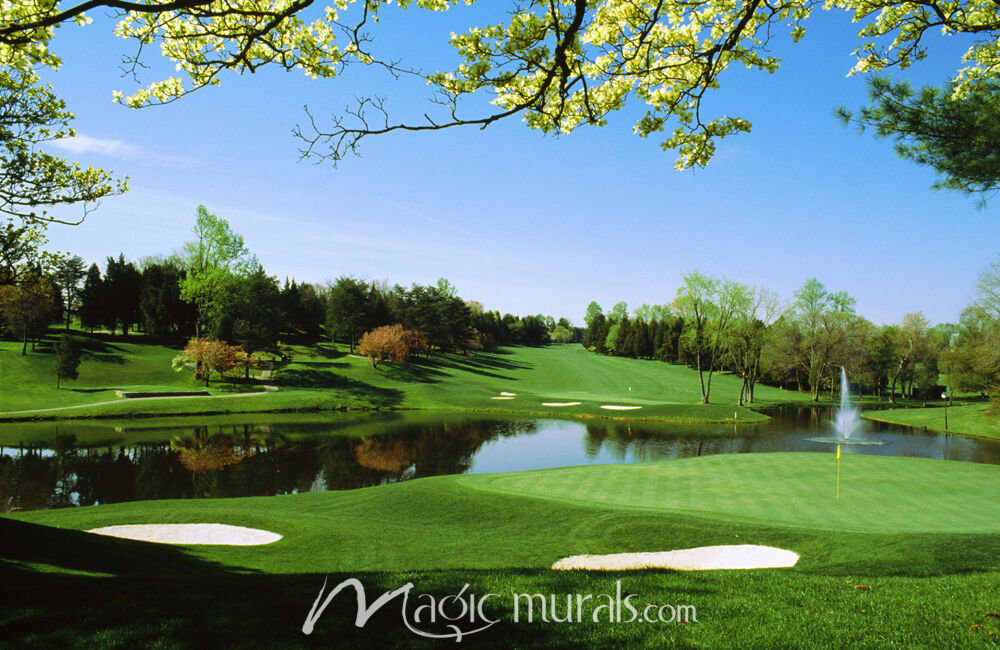 Congressional Country Club Golf Mural by Magic Murals