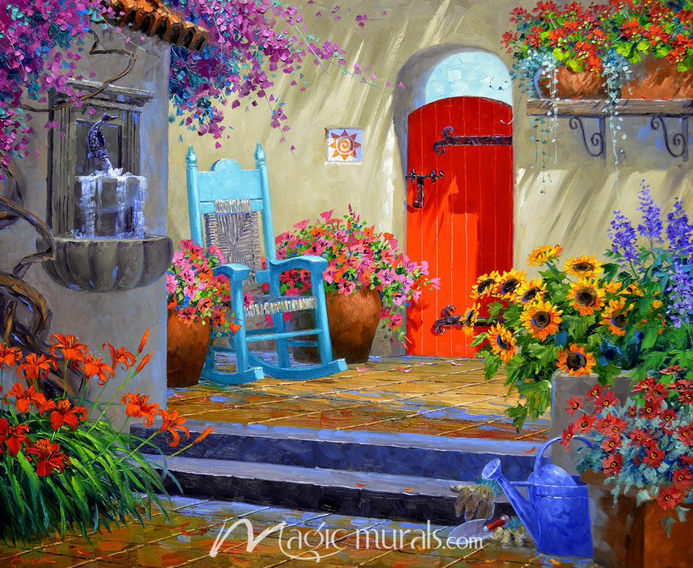 Colorful Escape Wallpaper Wall Mural by Magic Murals