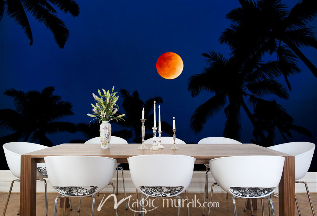 Blood Moon Wallpaper Wall Mural by Magic Murals