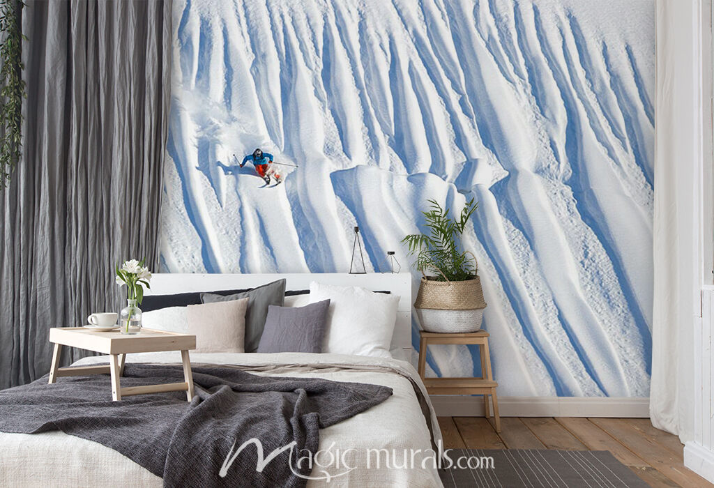 Steep Skiing in Alaska Wallpaper Mural by Magic Murals